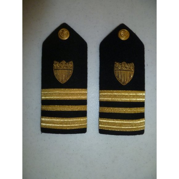 Other | Vintage Us Coast Guard Lieutenant Commander Shoulder Board ...